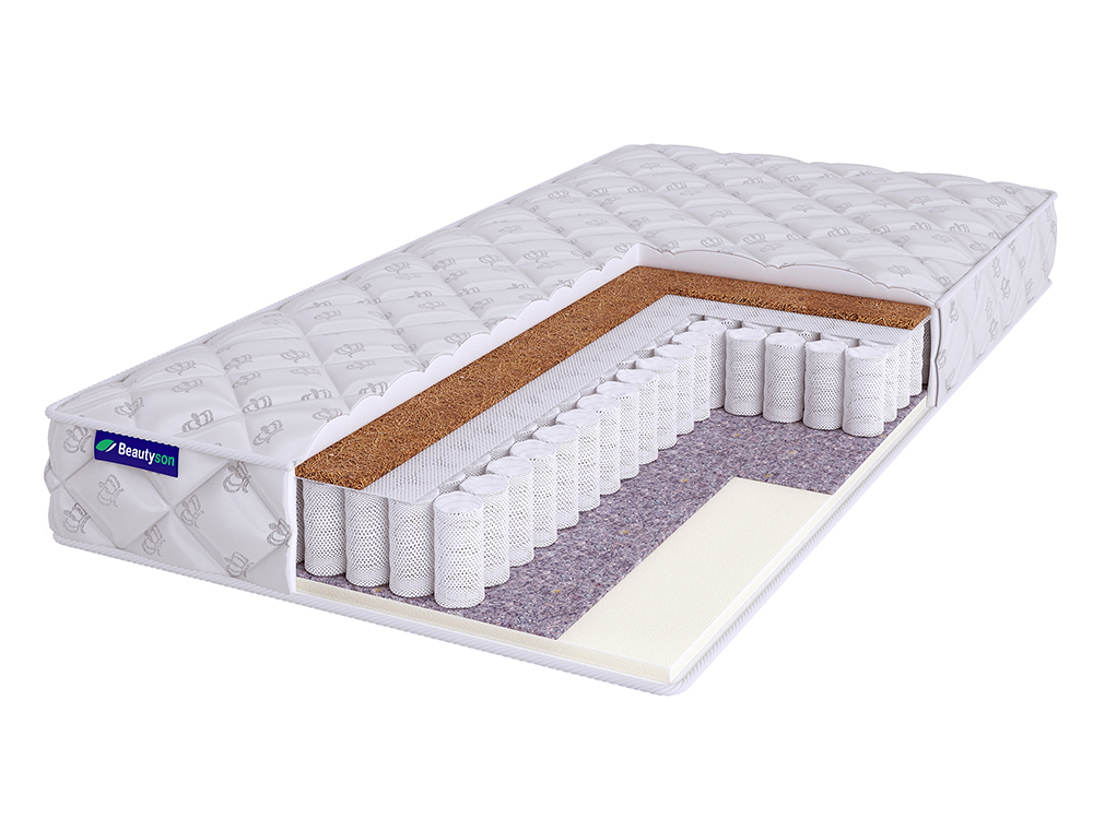 Матрас Beautyson Roll Spring Foam Cocos 1 S1200, 95х170, 17 см, беспружинный