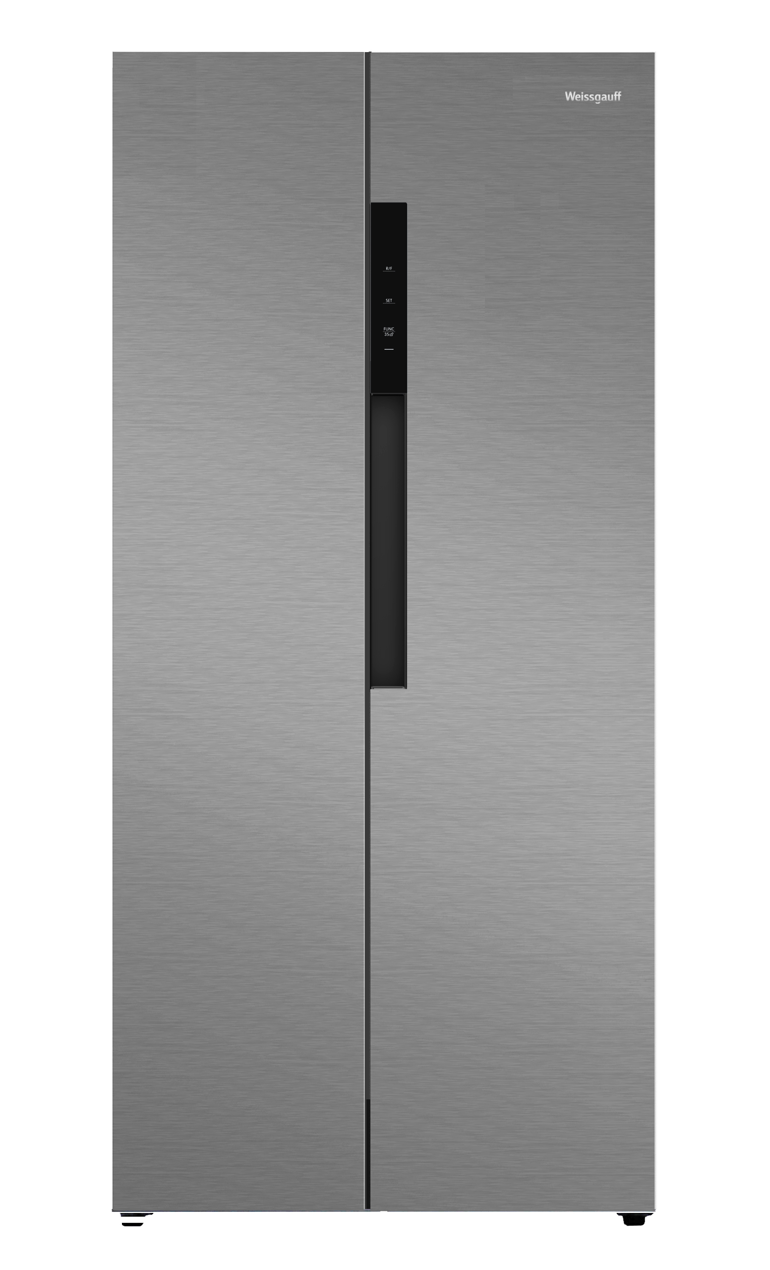 Холодильник Weissgauff WSBS 450 XNF Built-in серебристый