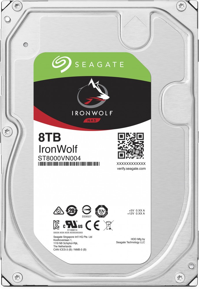 Жесткий диск Seagate IronWolf 8ТБ (ST8000VN004)