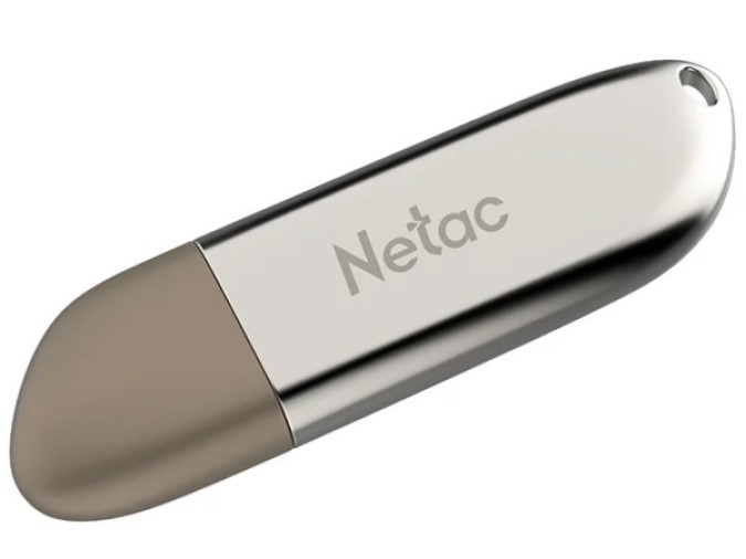 Флешка Netac NT03U352N-008G-20PN 8 ГБ серебристый (NT03U352N-008G-20PN)