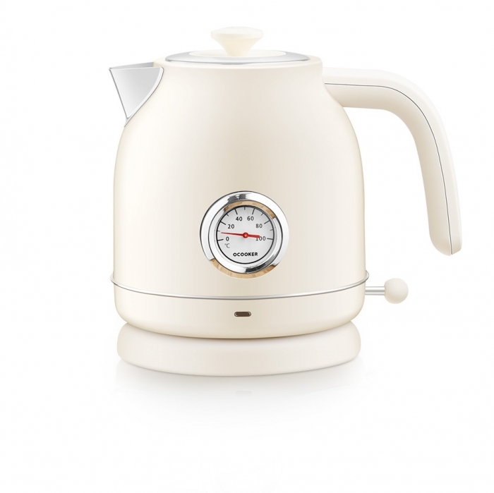 Чайник Xiaomi Qcooker Retro Electric Kettle 1.7L (Глобальная версия), белый