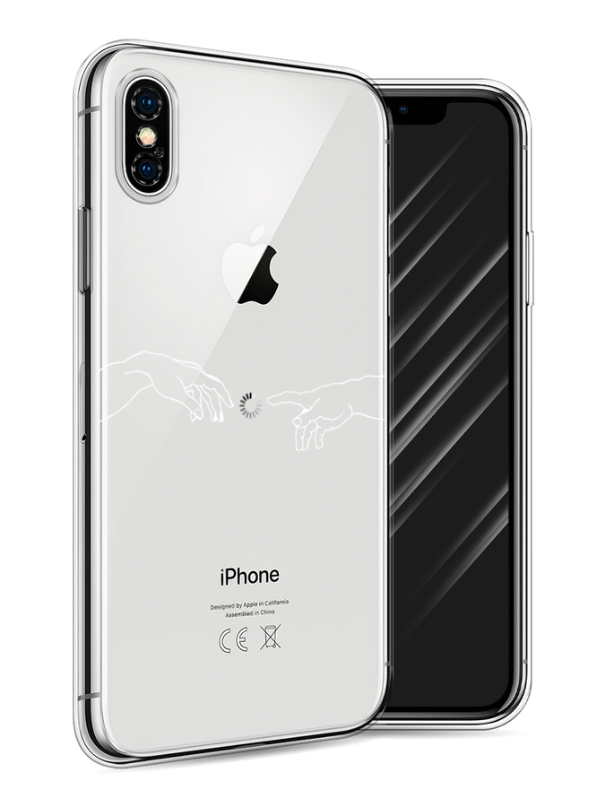 Чехол Awog на Apple iPhone X (10) / Айфон X (10) "Загрузка творения"