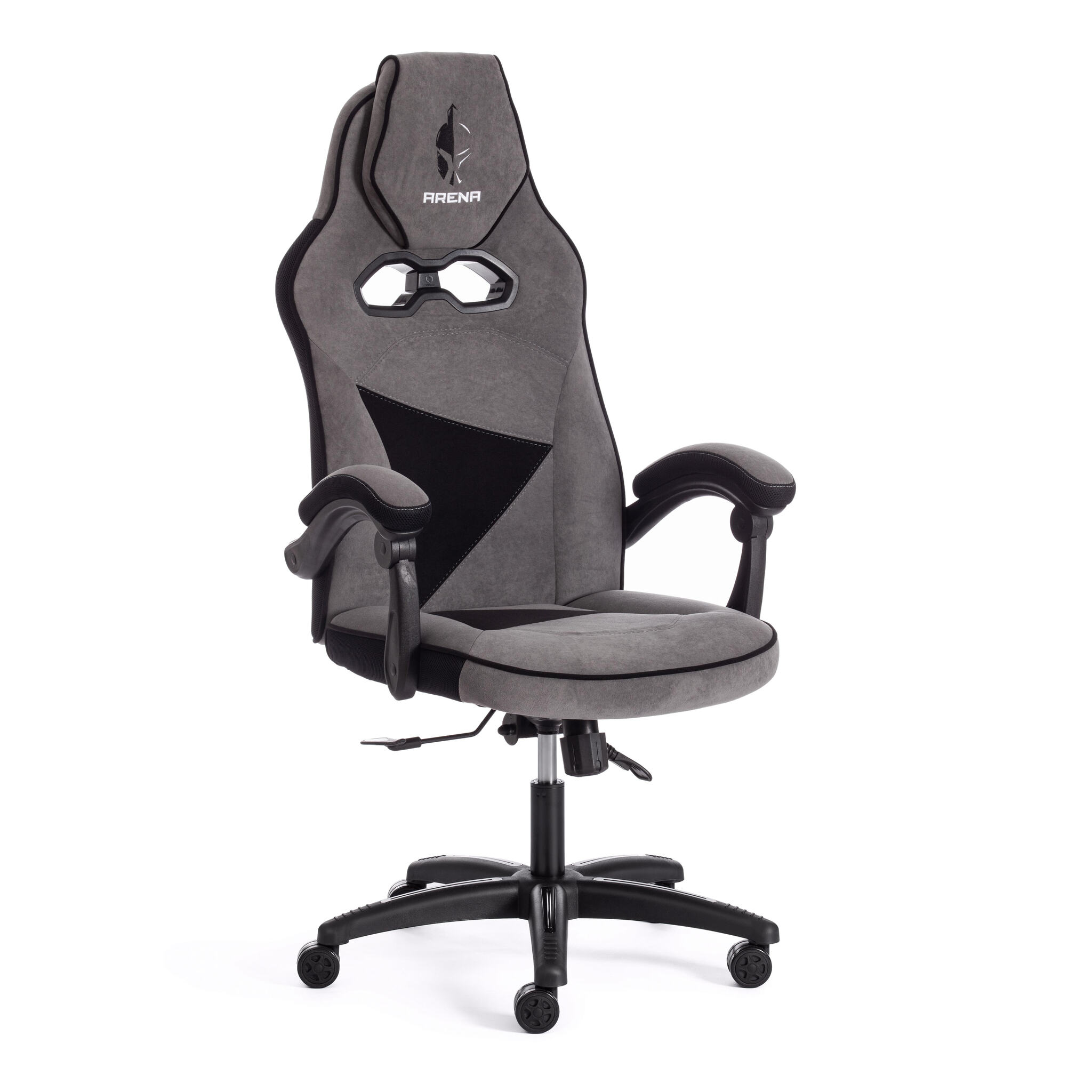 Игровое (геймерское) кресло Империя стульев ARENA серый, черный