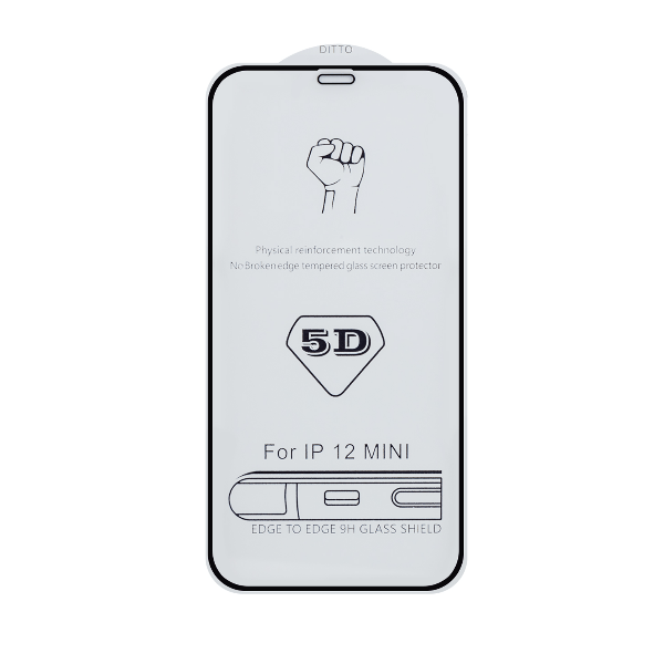 Защитное стекло iphone 12 Mini 5D 0.33 mm без упаковки