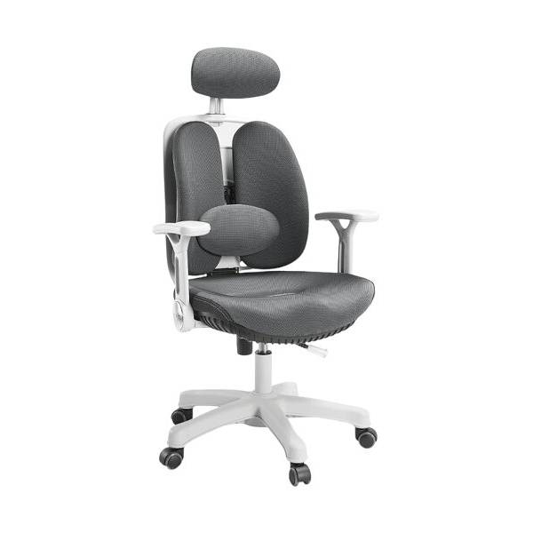 Кресло Falto Inno Health SY-1264 W-GY, серый/белый