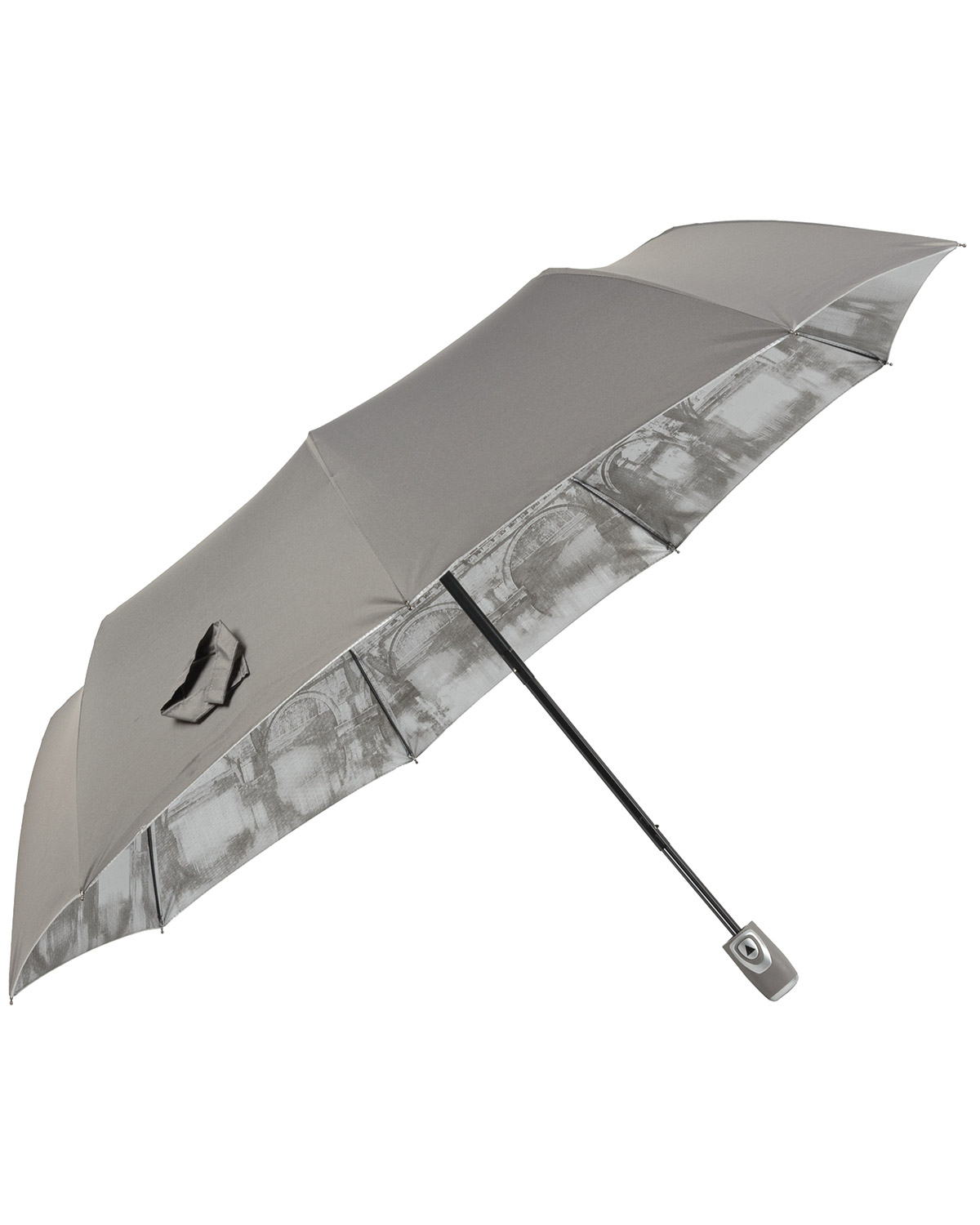 Зонт женский frei Regen 2001N-FAV серый/серебристый