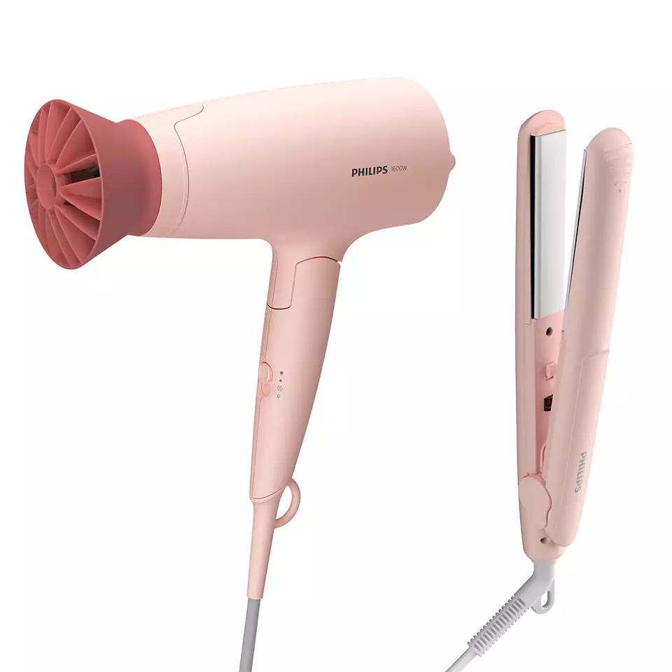 Фен Philips BHP398 1600 Вт Pink