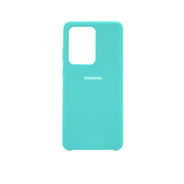 Чехол Samsung Note 20 Silicone Cover голубой