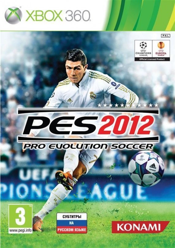 Игра Pro Evolution Soccer 2012 (PES 12) Русская Версия для Microsoft Xbox 360
