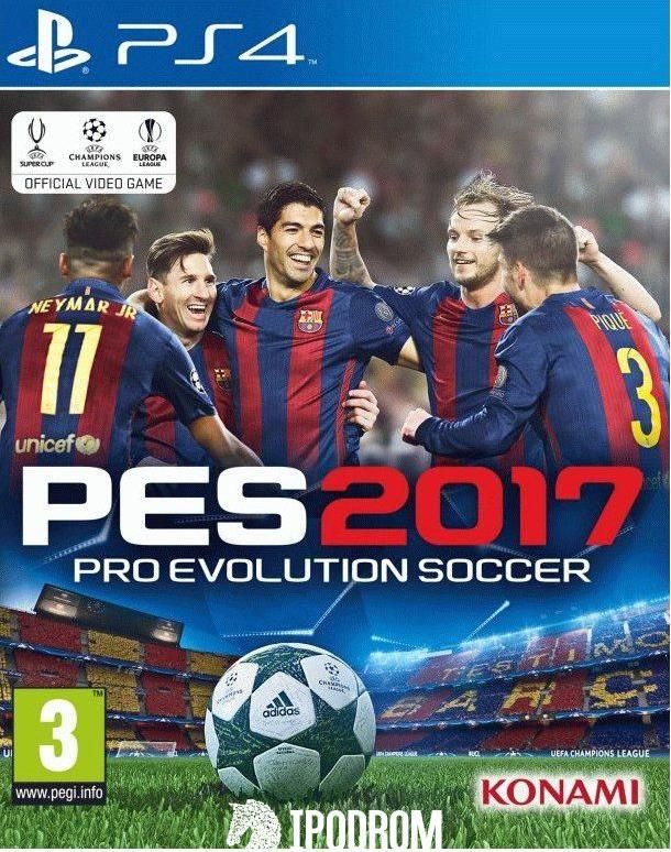 Игра Pro Evolution Soccer 2017 (PES 2017) Русская Версия (PS4)