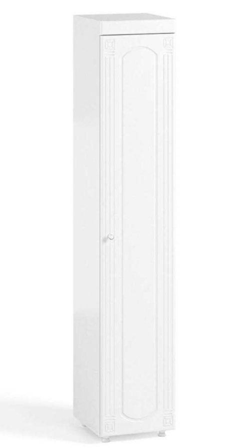 Шкаф 1 дв (410) с Большой глухой дверью Катрин-К АФ-28 Афина Белое дерево