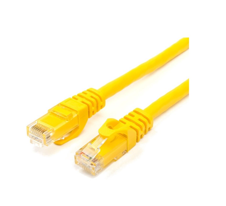 Кабель Atcom RJ45-RJ45 3m Yellow AT2154