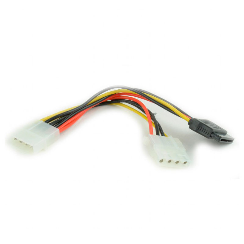 Кабель питания Gembird Cablexpert Molex - Molex+SATA 15cm CC-SATA-PSY2