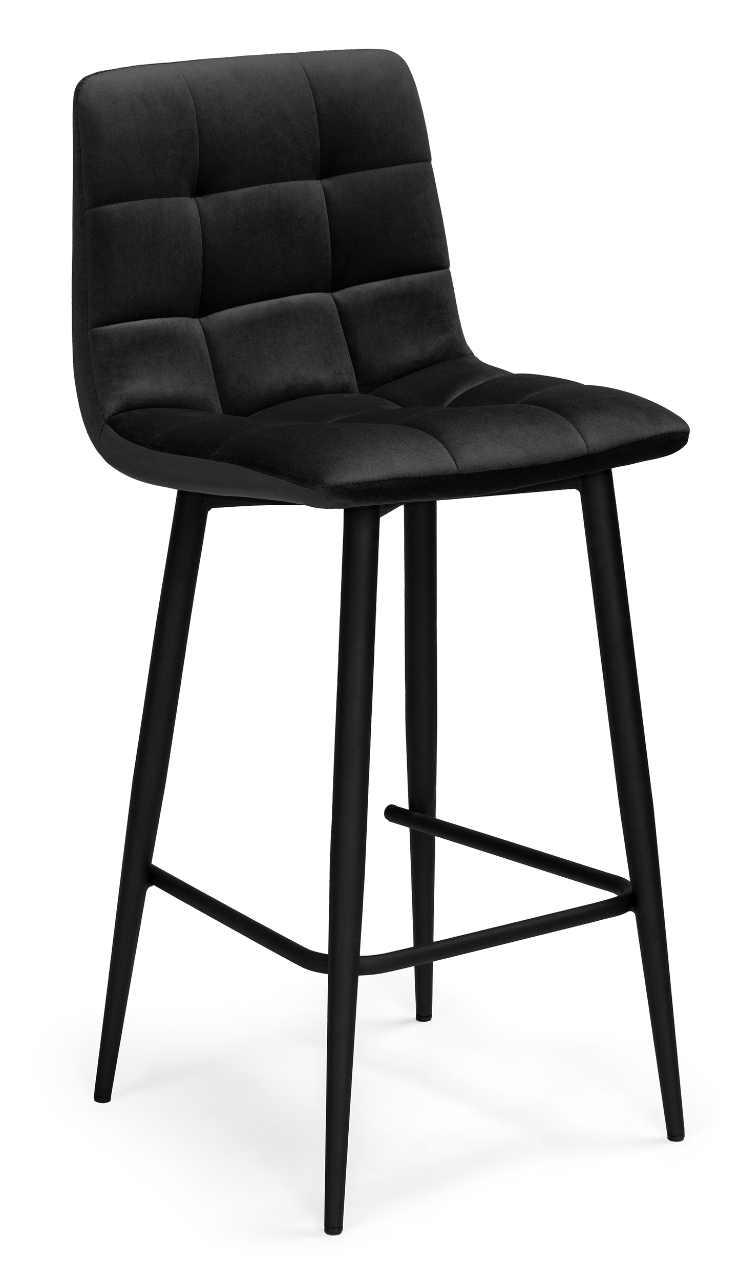 Полубарный стул Woodville Чилли К черный (california 999)/черный каркас