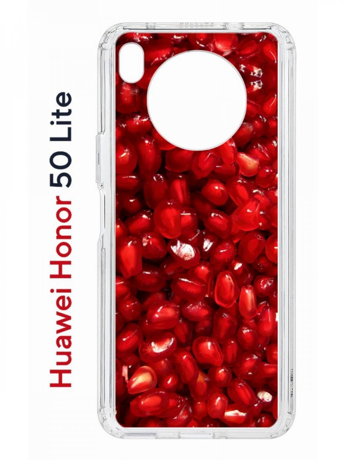 Чехол на Honor 50 Lite, Huawei Nova 8i Kruche Print Гранат, противоударный бампер