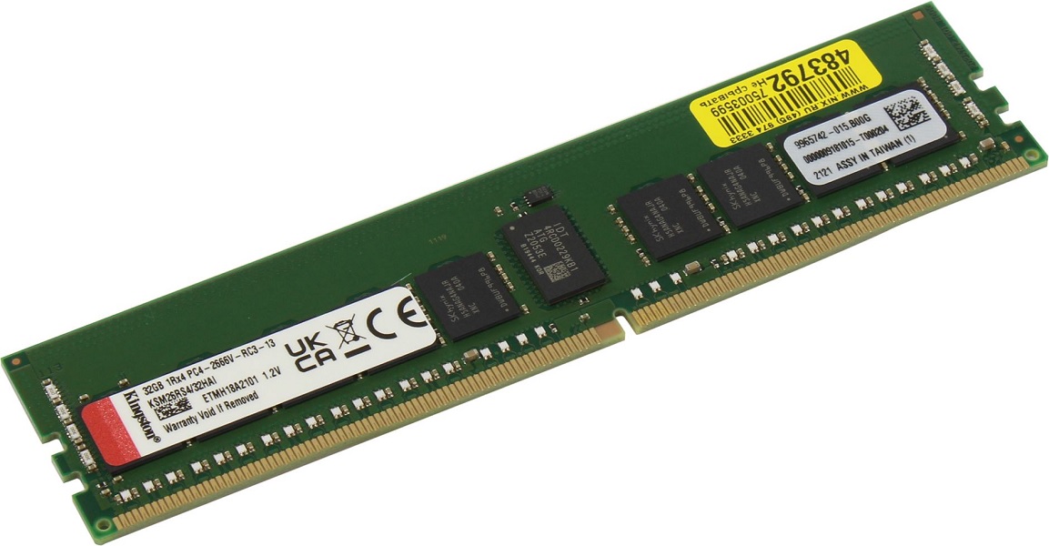 Оперативная память Kingston KSM26RS4/32HCR (KSM26RS4/32HCR), DDR4 1x32Gb, 2666MHz
