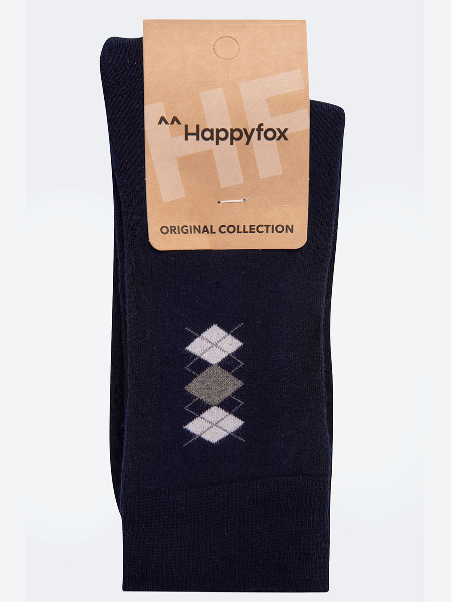 Носки мужские HappyFox HFR33065 синие 41-43