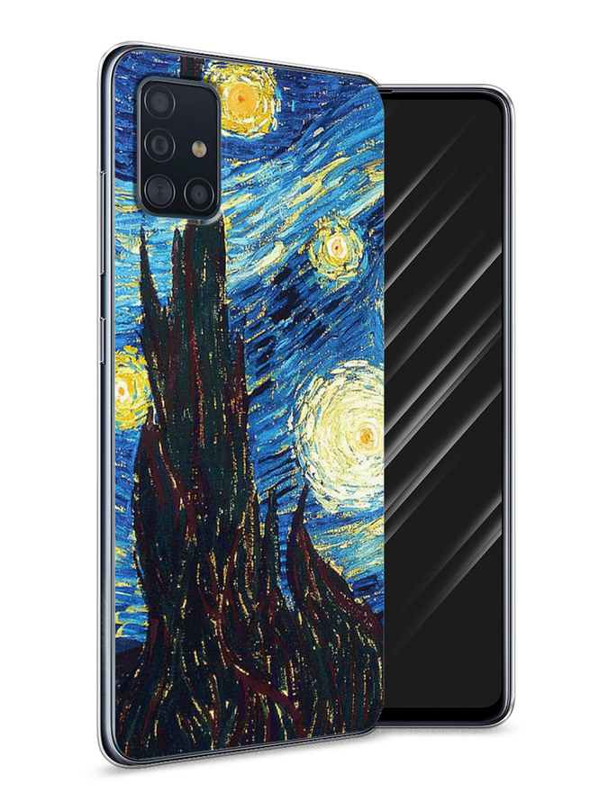 Чехол Awog  на Samsung Galaxy A51 "Ван Гог Звездная ночь"