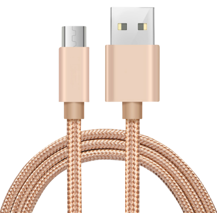 Кабель Energy ET-28 USB - Micro USB, 1 м, золотистый