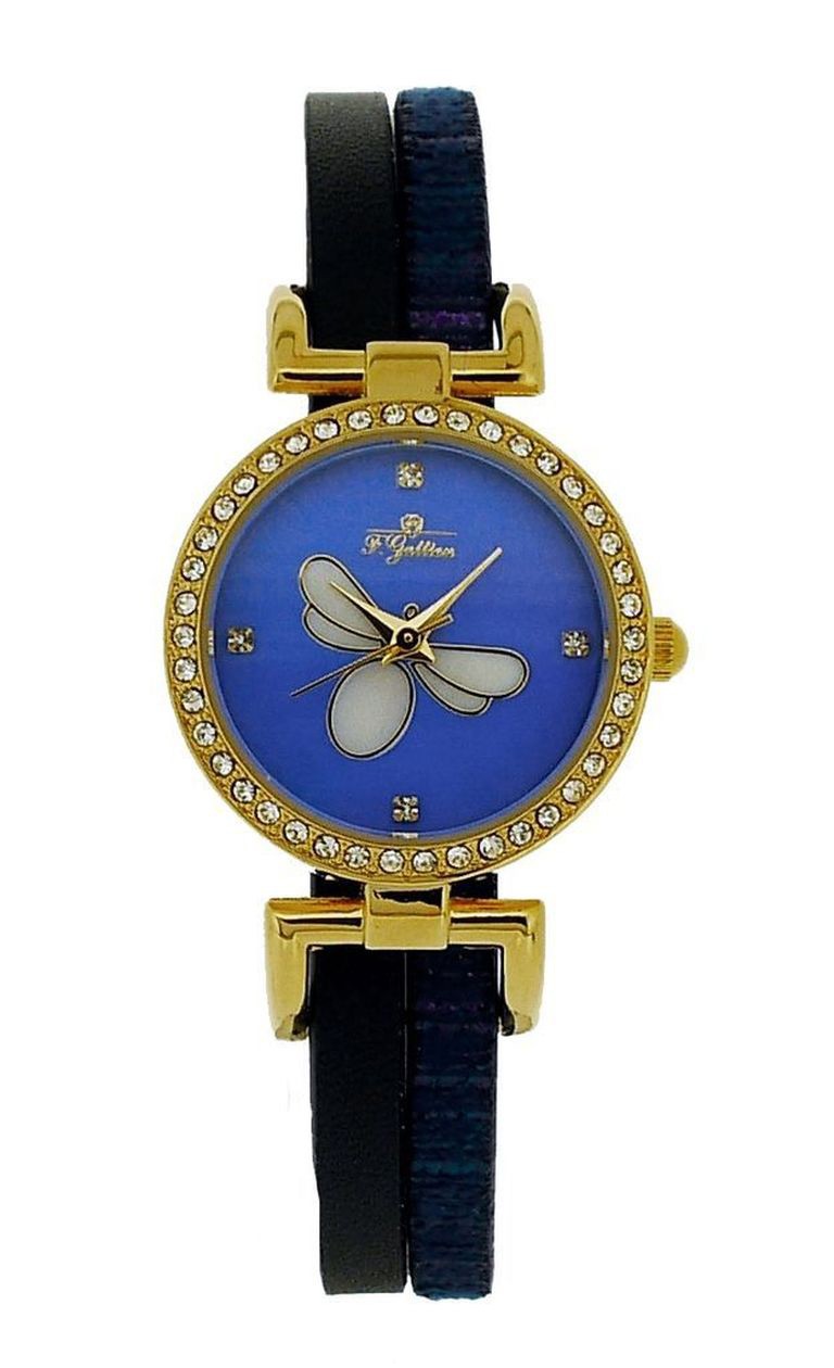Наручные часы женские F.Gattien 150431-116-08 черные/синие