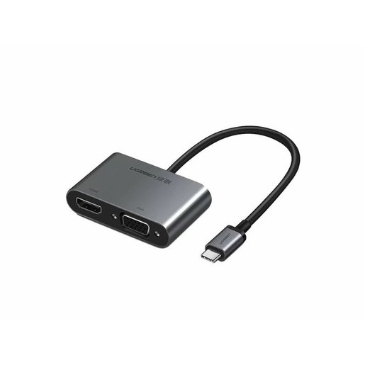 Адаптер UGREEN CM162 (50505) USB-C to HDMI + VGA +USB 3.0 Adapter With PD