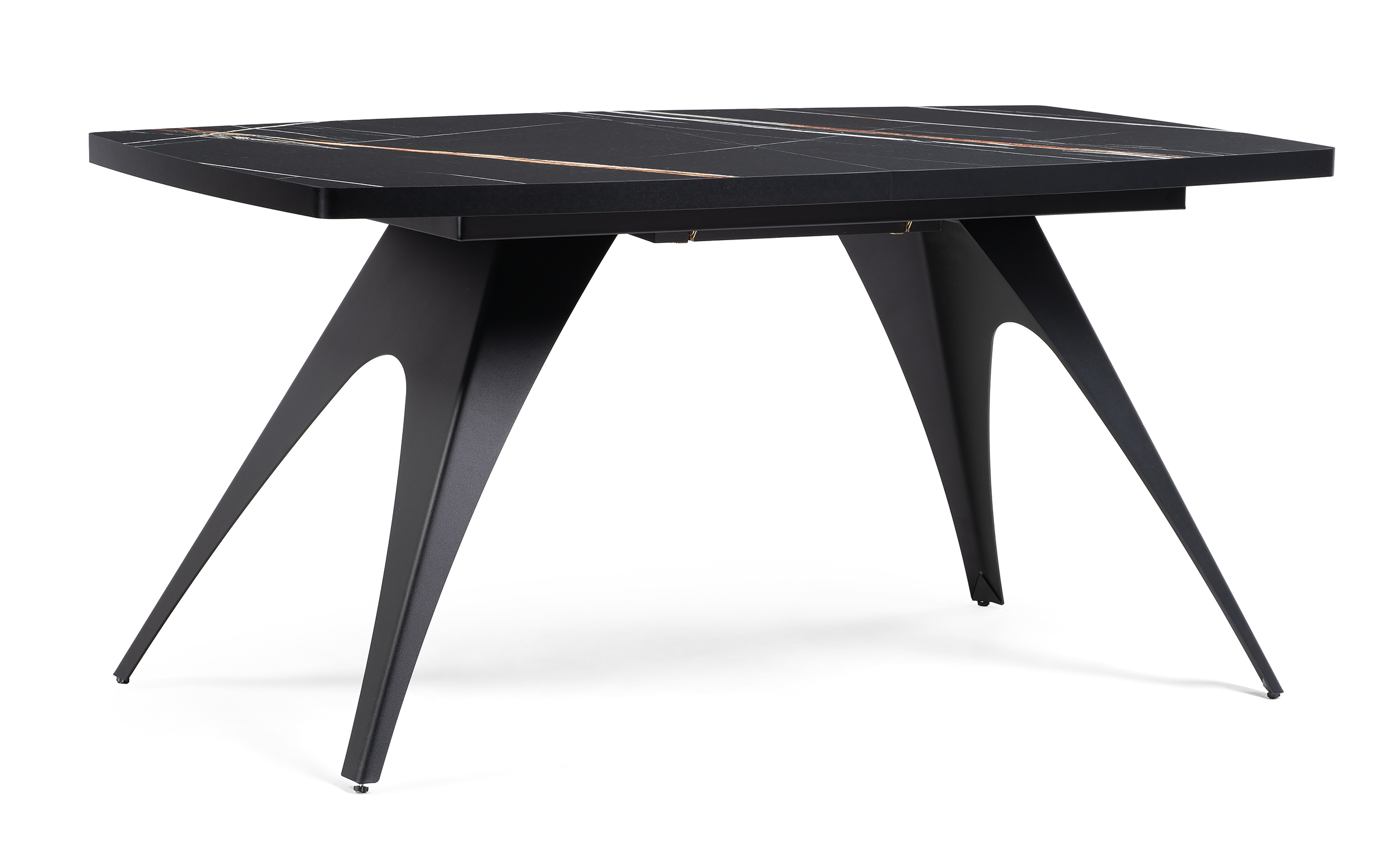Деревянный стол Woodville Лардж 160(205)х90х76 sahara noir / черный