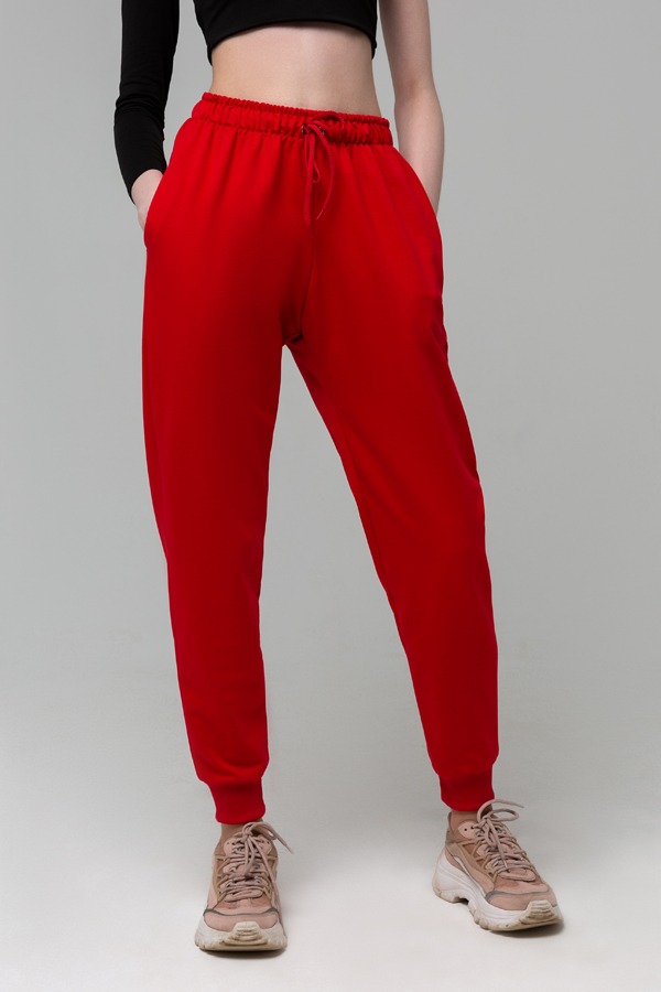 Спортивные брюки женские Магазин Толстовок W-975-XXX-90-20-XX-W красные 42 RU