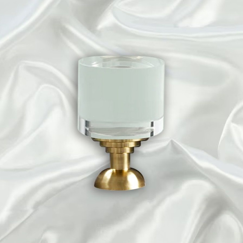 Ручка-кнопка мебельная Glass-and-Gold, D-25 мм, 1 шт