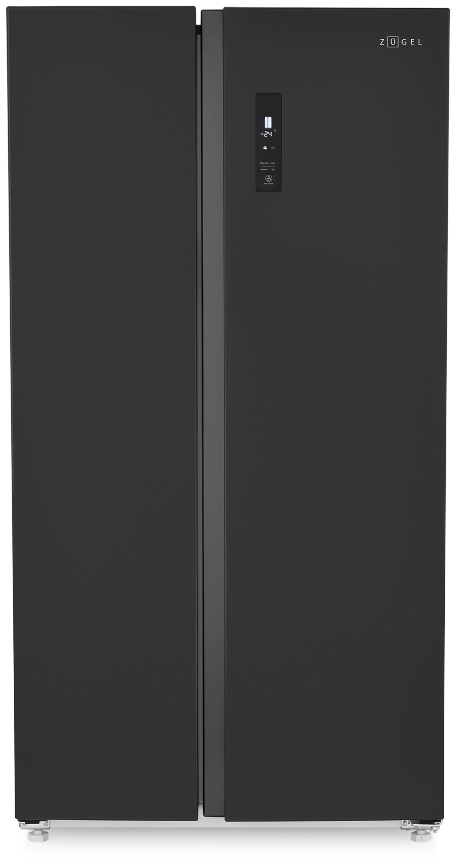 Холодильник ZUGEL ZRSS630B черный