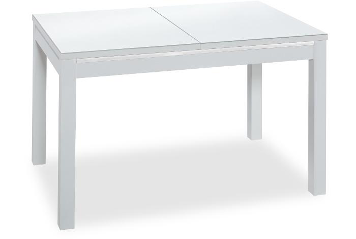 Стеклянный стол DE Pranzo TEMPO 120 Белый (LB)/Экстра-белое стекло (VEXB)