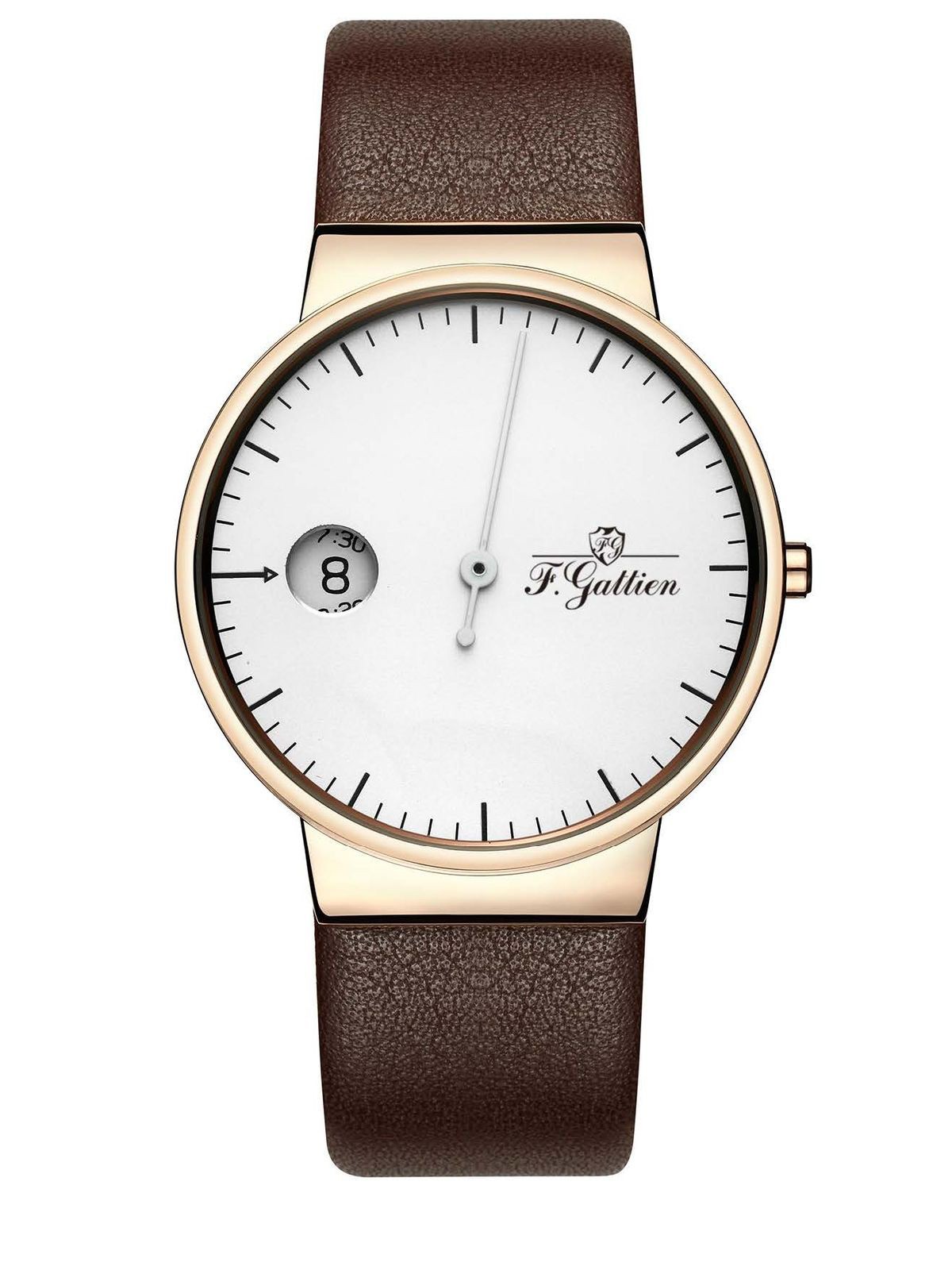 Наручные часы мужские F.Gattien 8289-411-04 коричневые