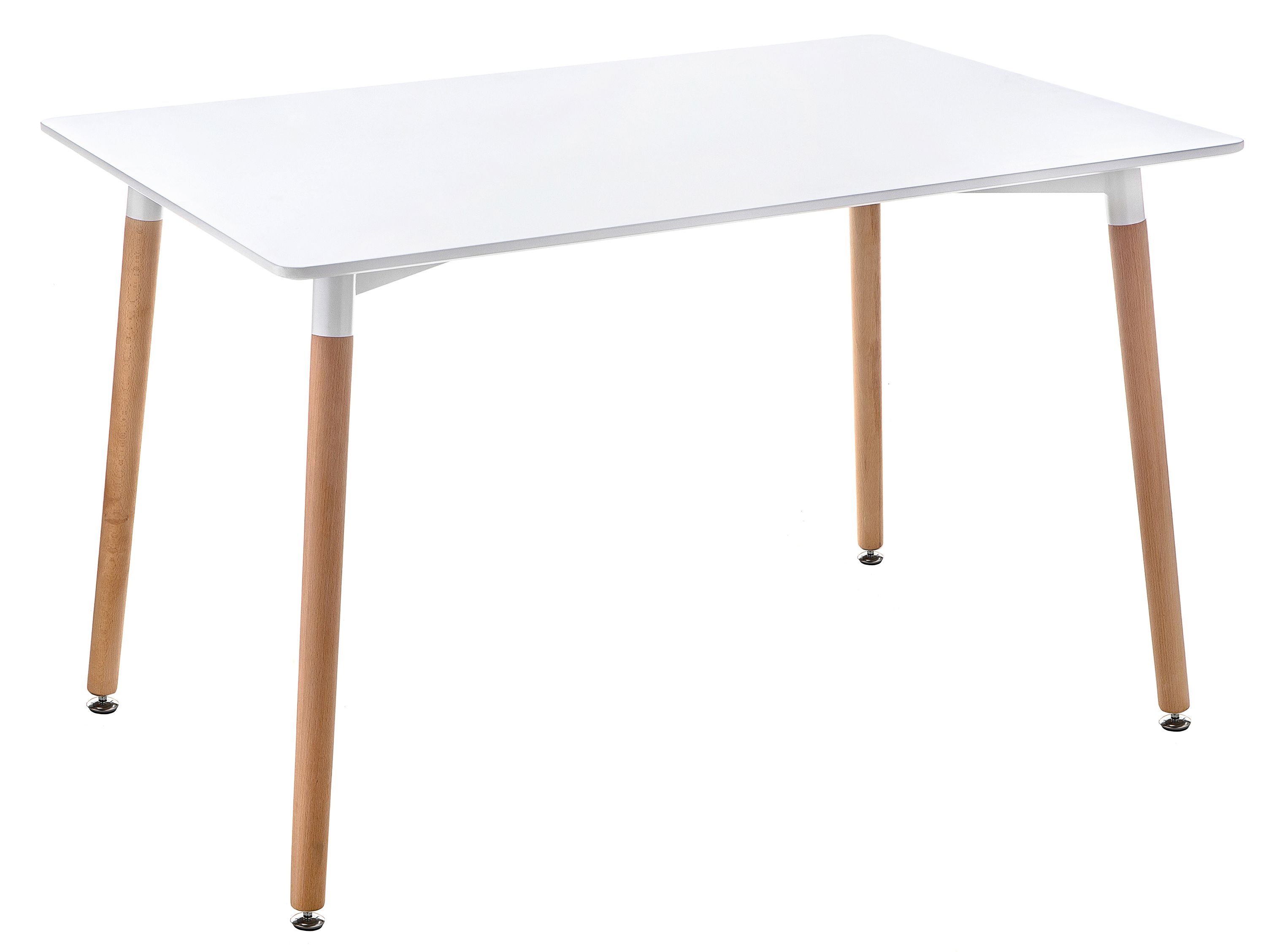 Стол Woodville Table 110 white/wood