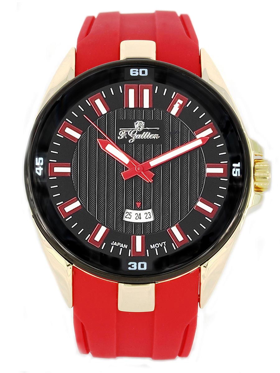 Наручные часы мужские F.Gattien 3377-214-06 красные