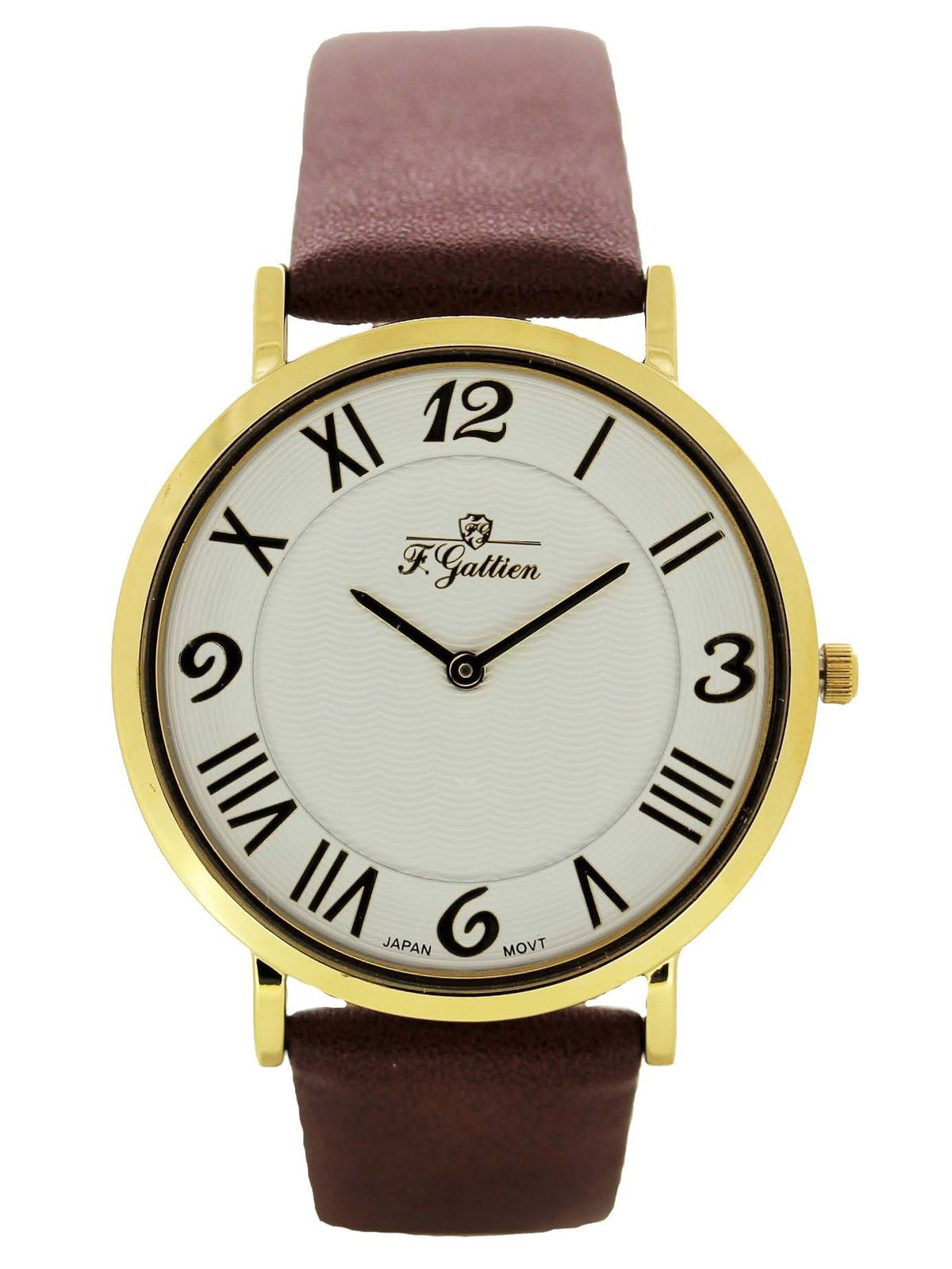 Наручные часы мужские F.Gattien 10853-111-04 коричневые