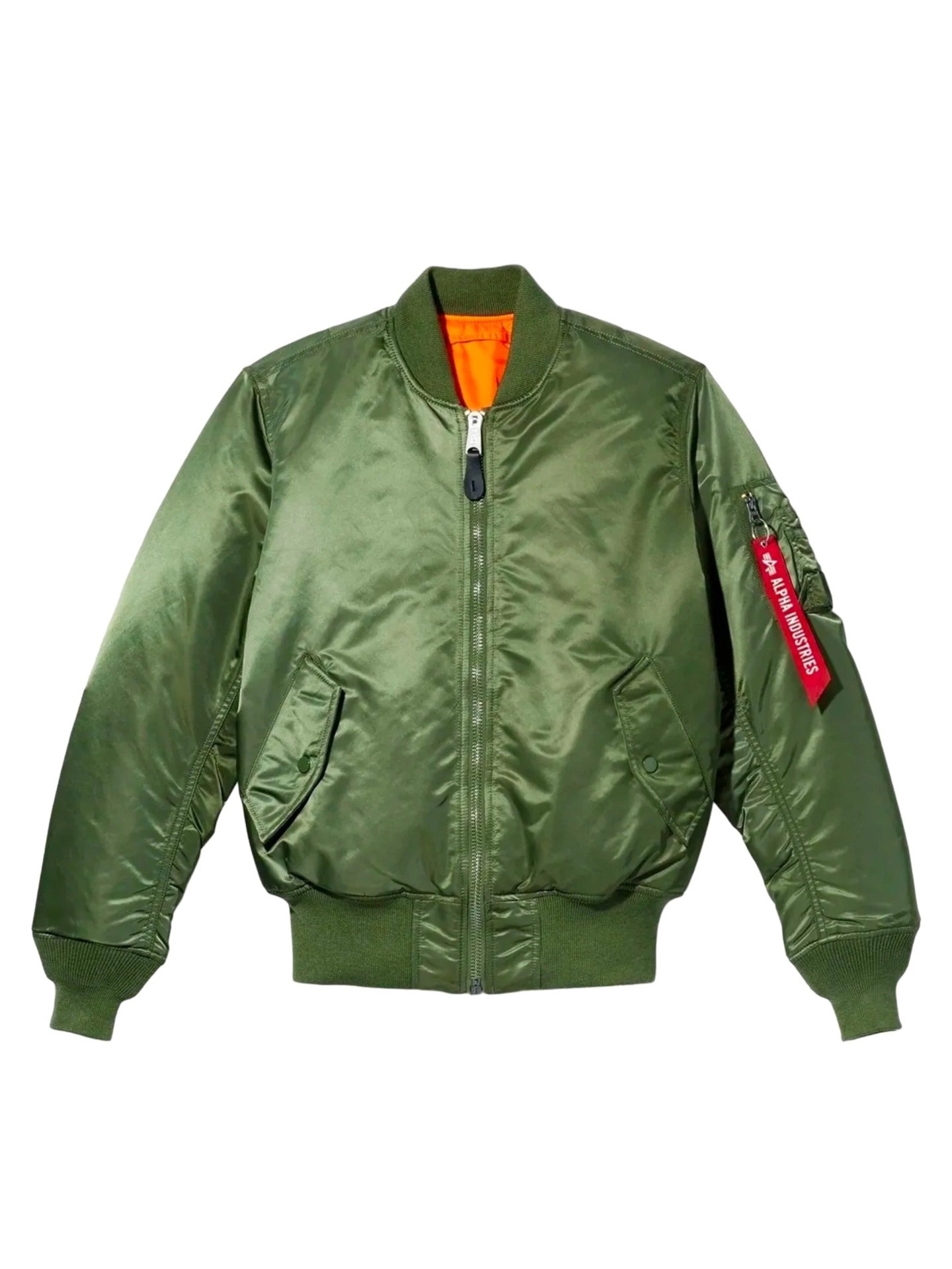 Бомбер мужской Alpha Industries MA-1 зеленый S