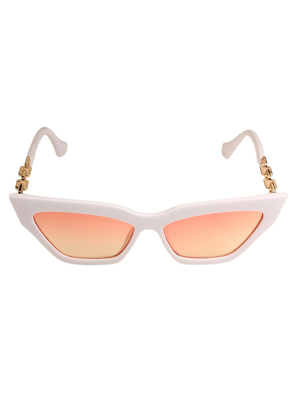 Солнцезащитные очки женские Pretty Mania DD005 оранжевые