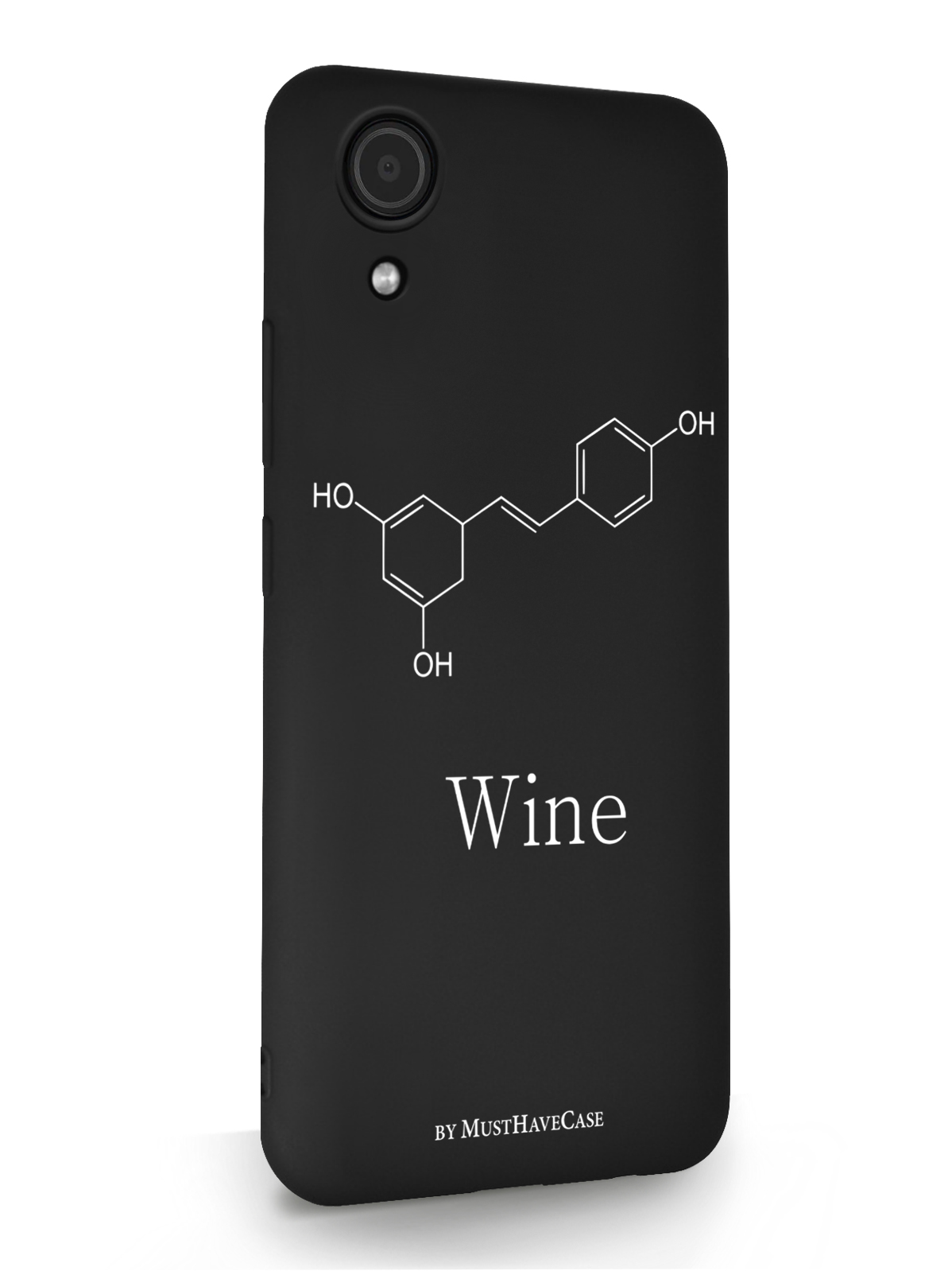 Чехол MustHaveCase для Samsung Galaxy A03 Core Молекула вина черный