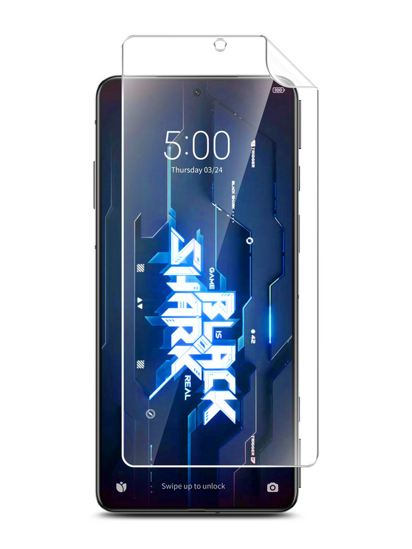 Защитная плёнка Brozo на Xiaomi Black Shark 5 Pro гидрогелевая, прозрачная