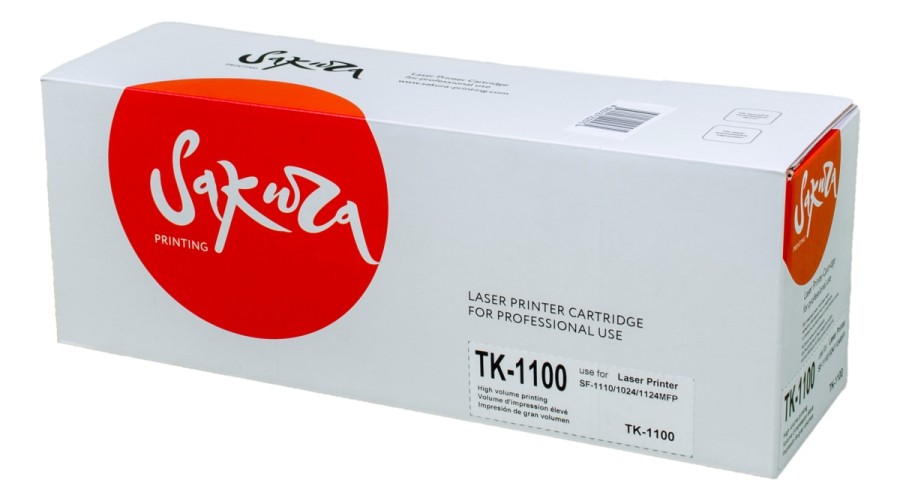 Картридж для лазерного принтера SAKURA TK1100 (SATK1100) черный, совместимый