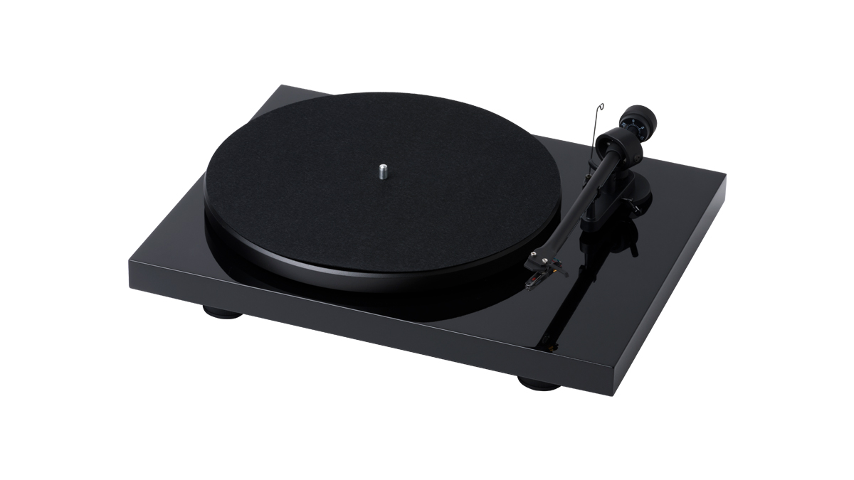 Проигрыватель виниловых пластинок Pro-Ject Debut RecordMaster II Piano OM5e Black