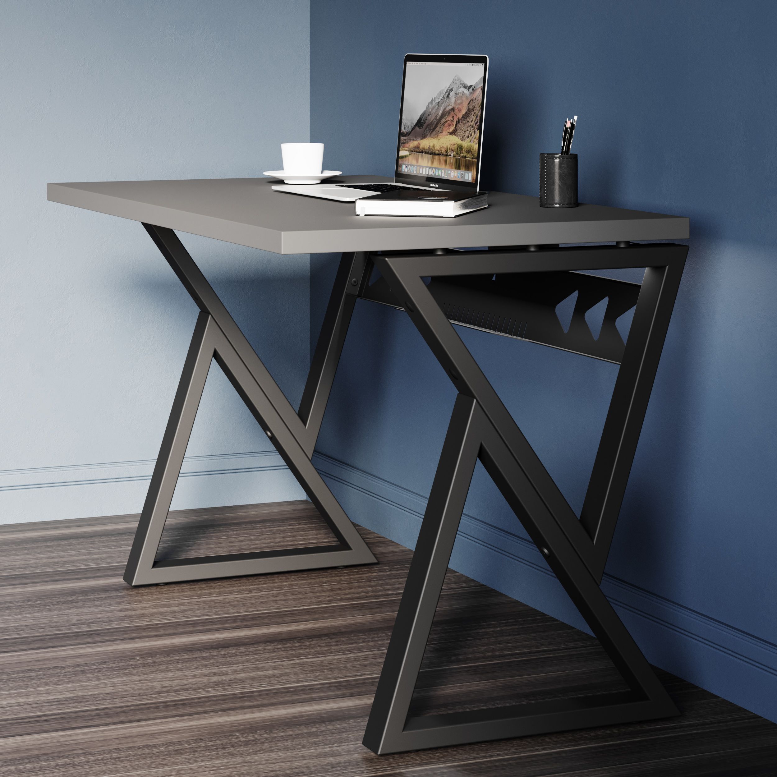 Растущий письменный стол-трансформер Make Mebel 120х65 см, Серый