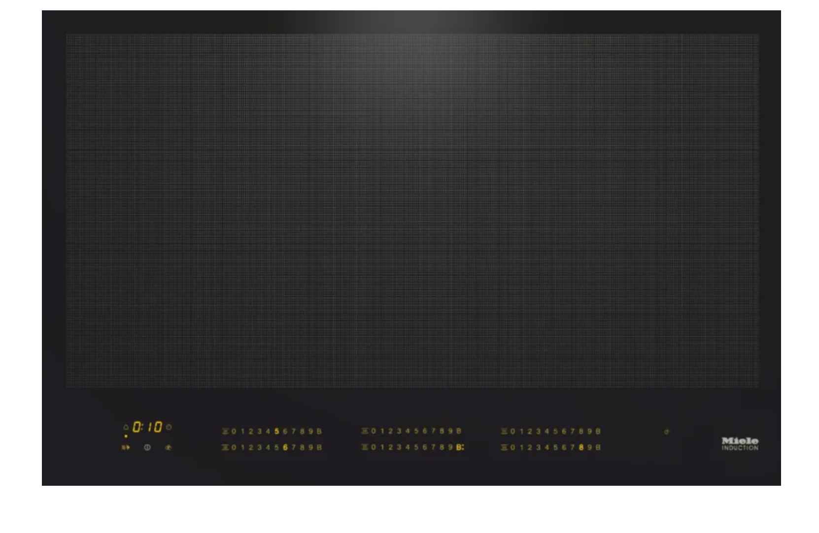 Встраиваемая варочная панель индукционная Miele KM 7678 FL черный