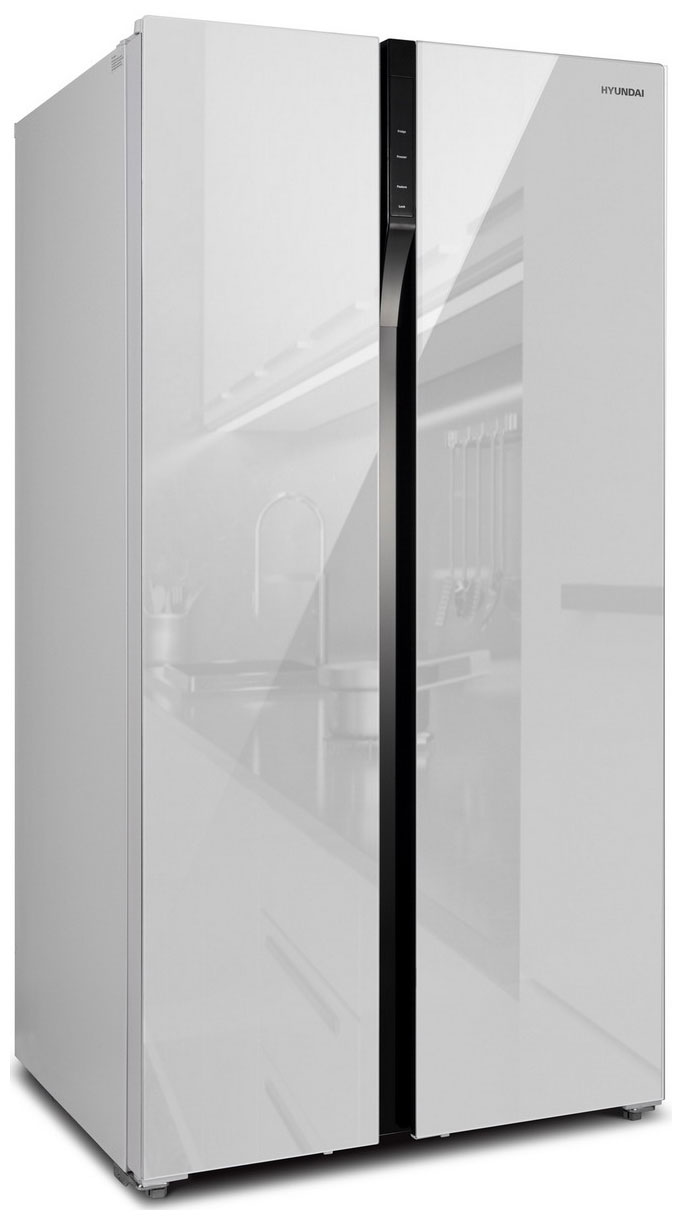 Холодильник HYUNDAI CS6503FV серебристый