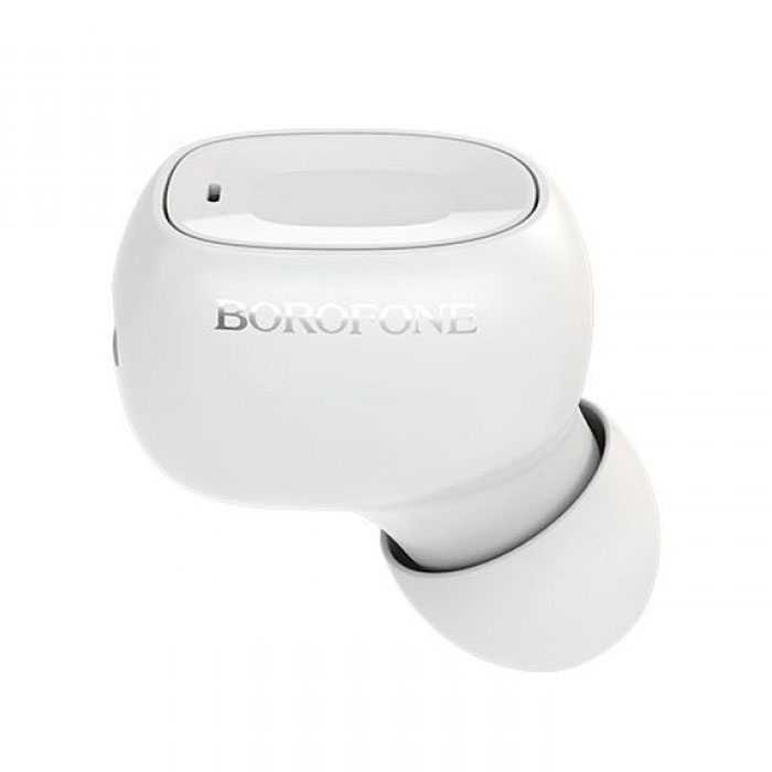 Гарнитура Bluetooth Borofone BC28 Shiny Sound - Белая