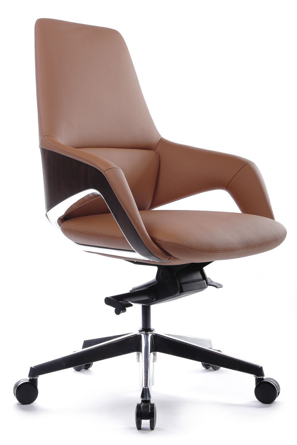 Кресло руководителя Riva Chair RV DESIGN Aura-M коричневый УЧ-00001847