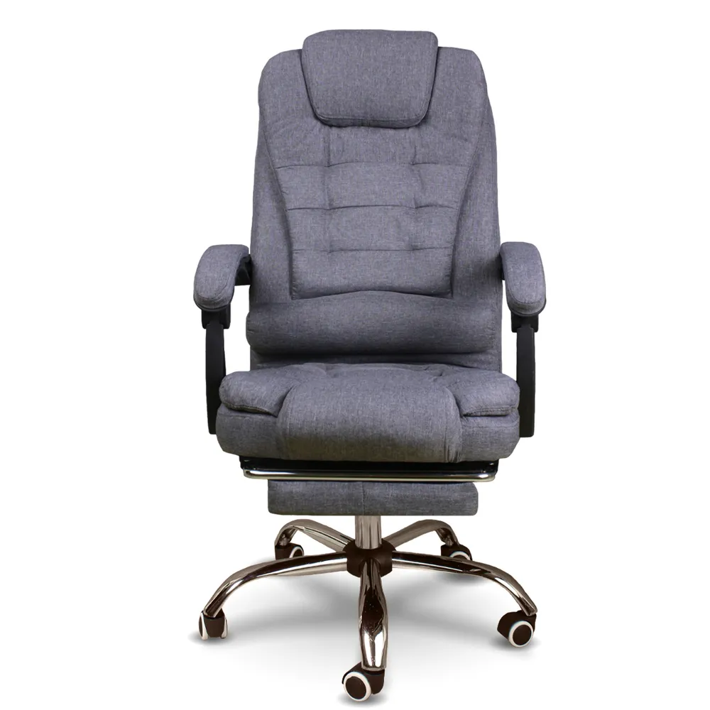 Компьютерное кресло Domtwo 606F с массажем, светло-серый