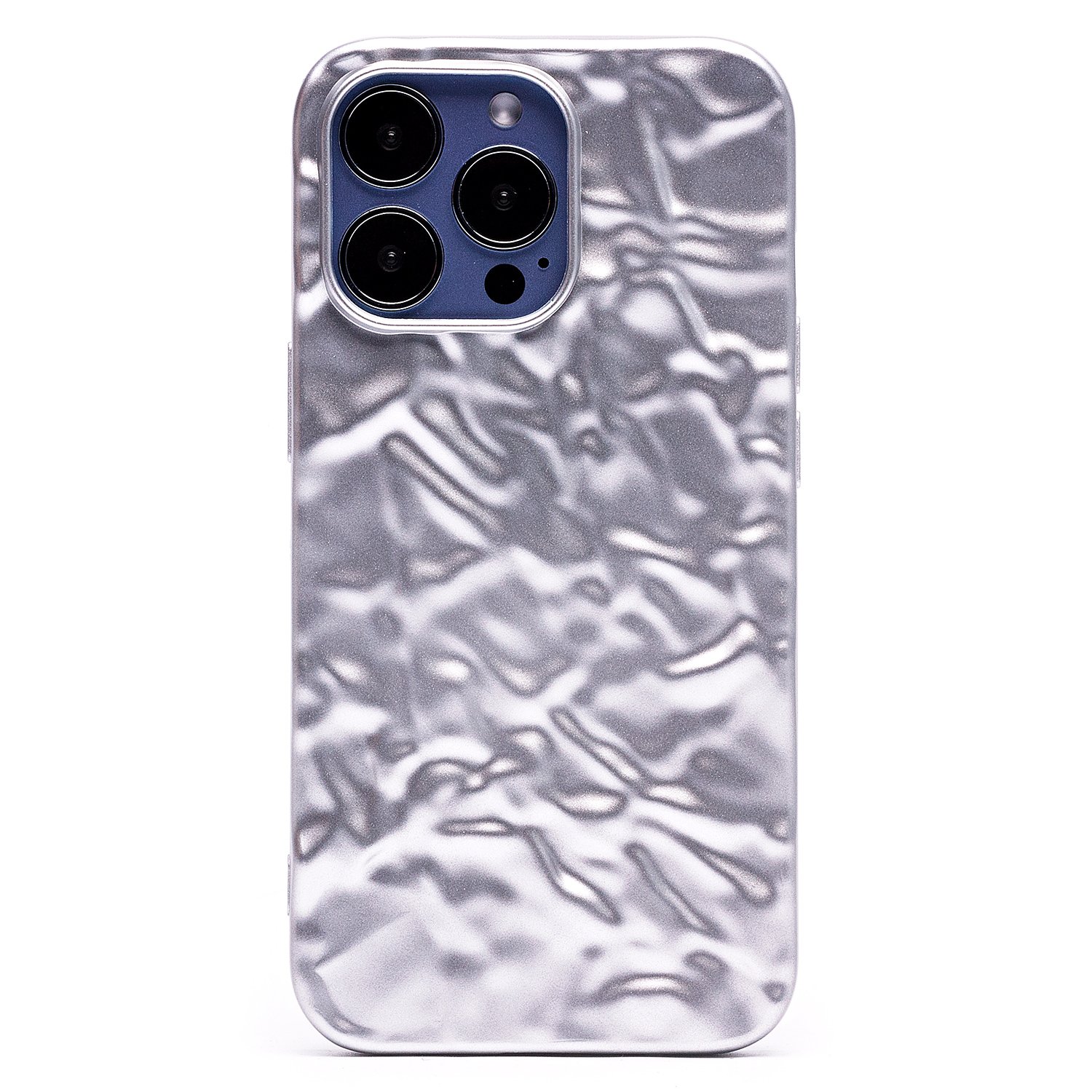 Чехол iPhone 13 Pro силиконовый (рис. 267) <серебристый>