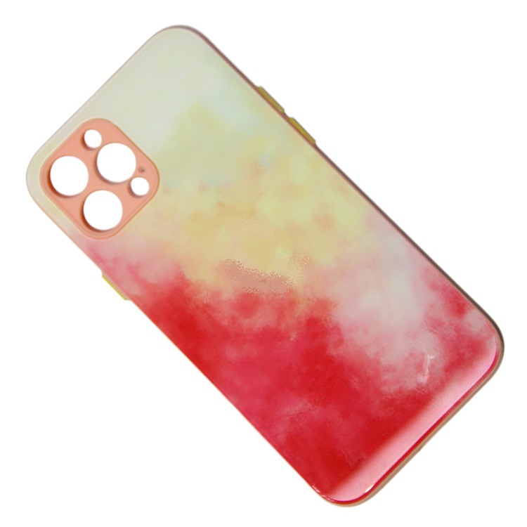 Чехол iPhone 12 Pro силиконовый ART №1 <розовый>
