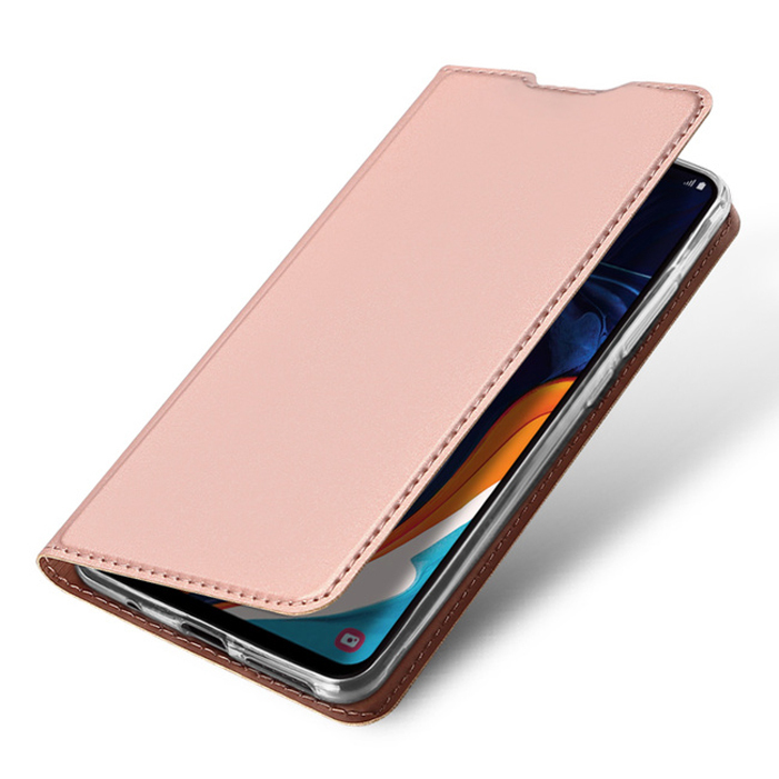 Чехол книжка Dux Ducis для Samsung Galaxy A03, Skin Series розовое золото