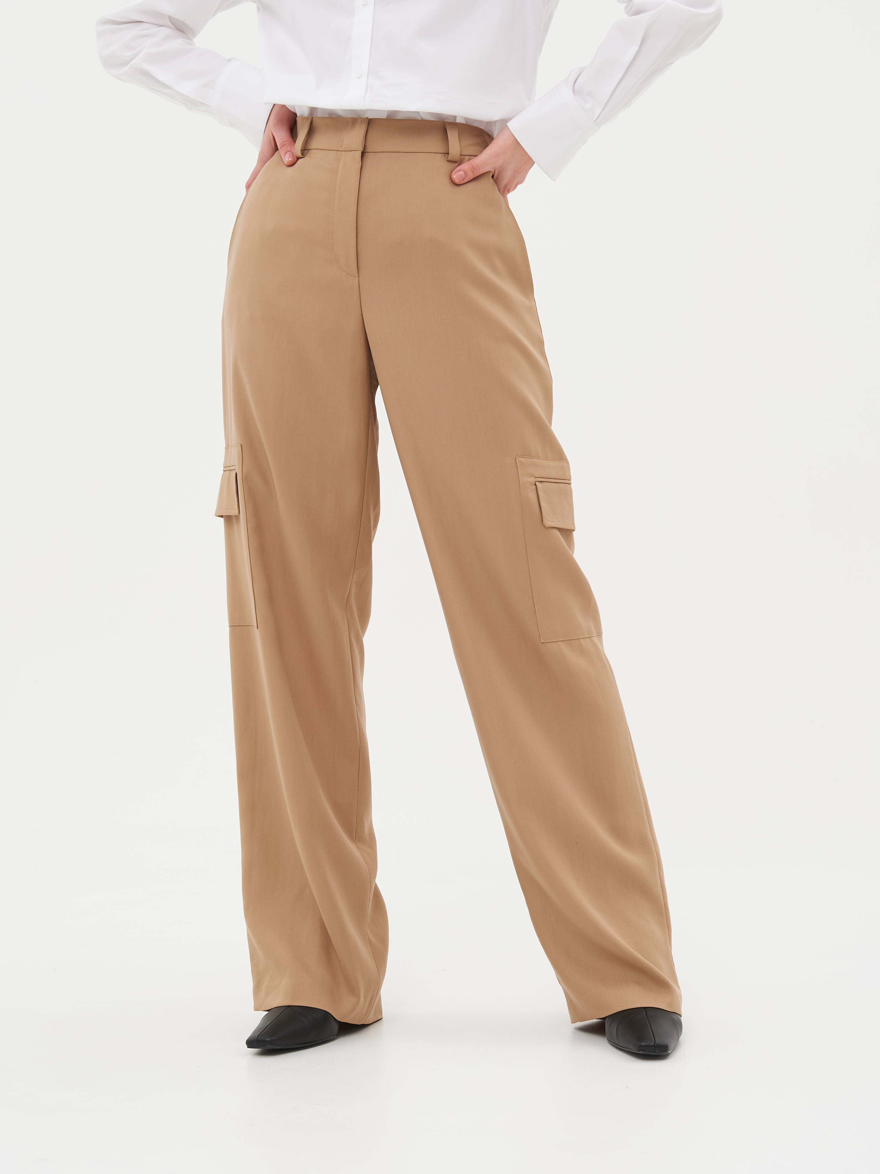 Брюки женские Gerry Weber 220050-31211-90540-42 бежевые 42